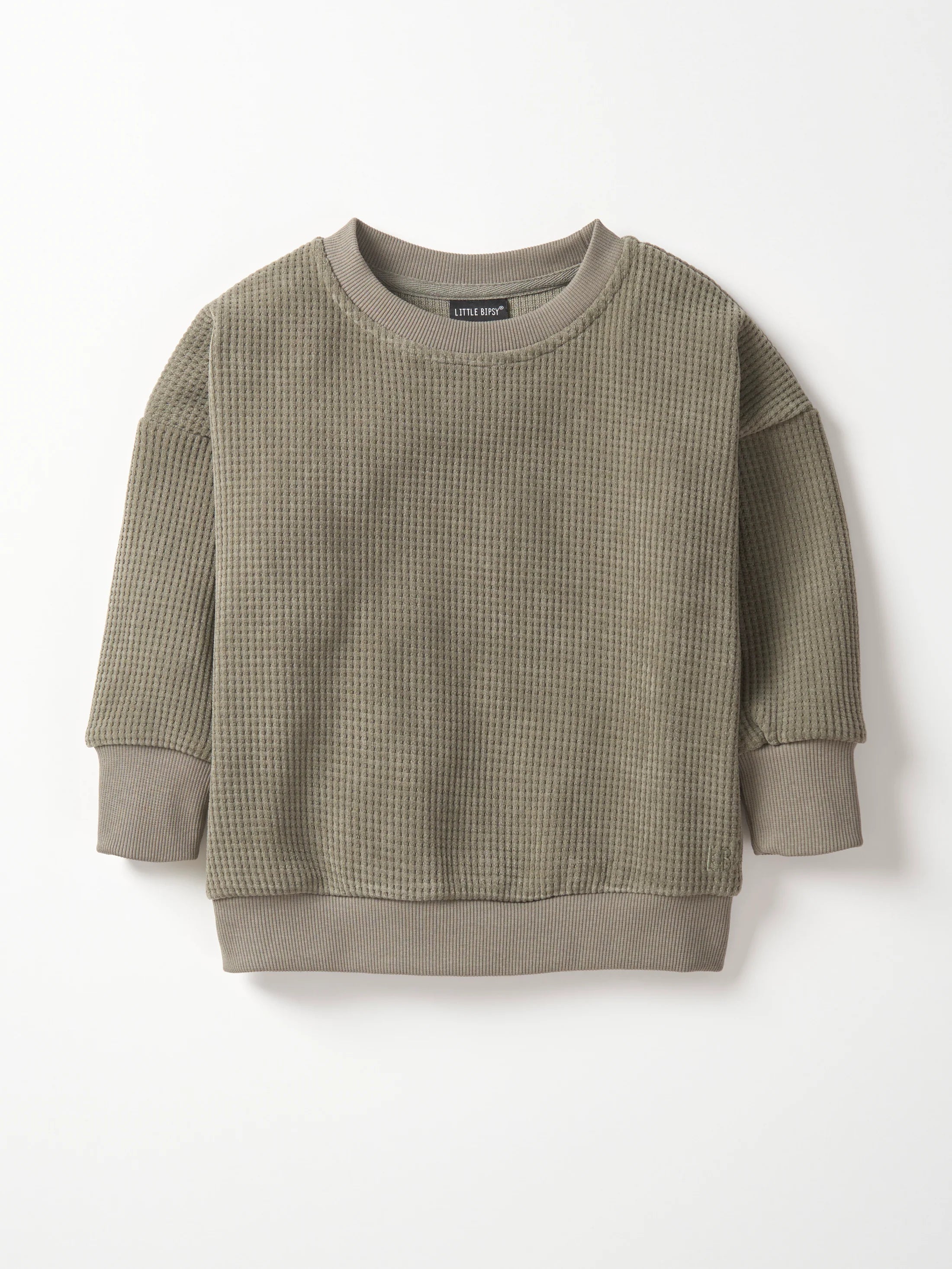 Army Green Waffle Crewneck – Pen + Nash Co.
